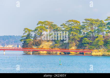 Fukuura Bridge of the three most scenic spots in Japan Matsushima Stock ...