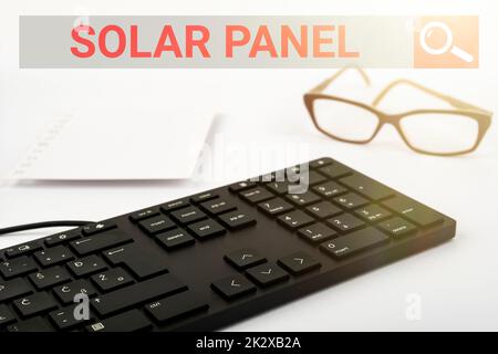 panel modern communication equipment with light from the display at ...