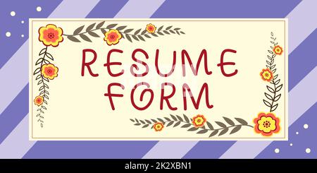 Colorful modern resume cv curriculum vitae template design Stock Photo ...