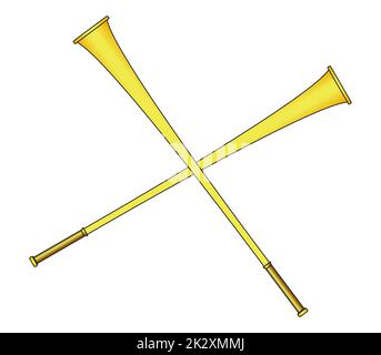 Traditional Coach Horn Stock Photo - Alamy