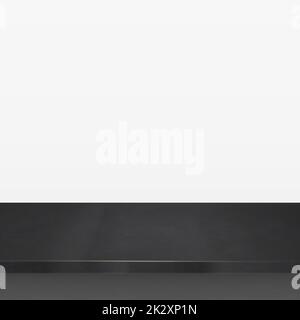 metal table isolated on white background Stock Photo - Alamy