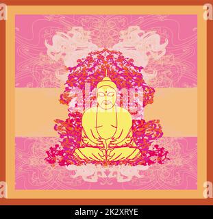 Chinese Traditional Artistic Buddhism Pattern Stock Photo - Alamy
