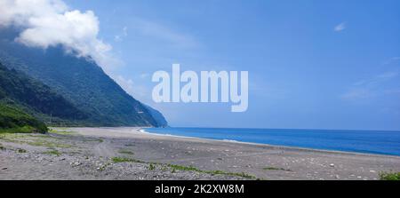 The Nice view in Hualien Qixingtan Beach, Hualien, Taiwan Stock Photo ...