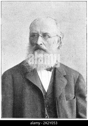 Portrait of Gustav Kirchhoff - a German physicist who contributed to ...