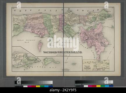 Southold and Shelter Island, Suffolk Co. L.I. - Village, North of ...