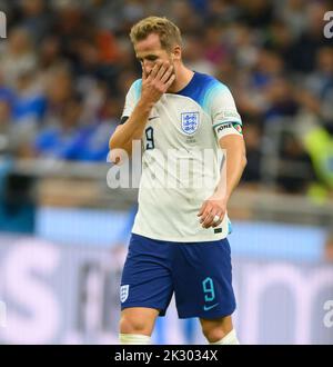 England's Harry Kane looks dejected after a missed chance during the ...