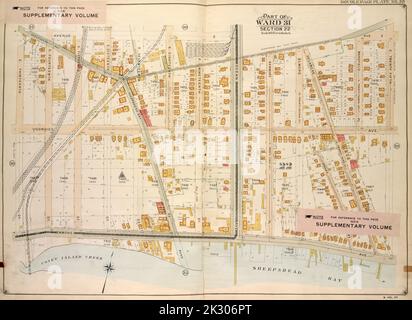 Map of Coney Island and Sheepshead Bay Map of Coney Island and ...