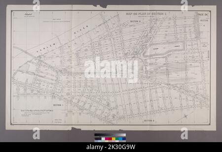 Map of the Harlem River 1892. Cartographic. Maps. Lionel Pincus and ...