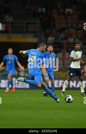 Milan, Italy, 23st September 2022. Match Italy - England, UEFA Nations ...