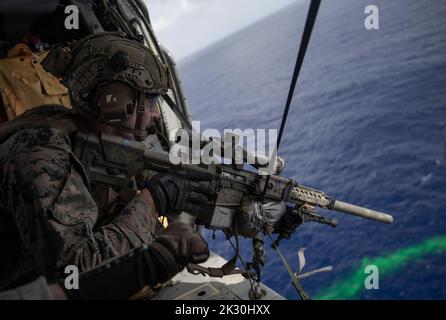 Philippine Marine Corps scout snipers and force reconnaissance Marines prepare a traditional ...