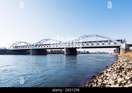 Bridge over the River Rhine at Mannheim, Germany Stock Photo - Alamy