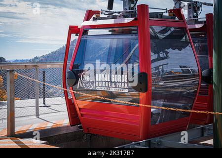 Aerial Gondola Ride in Royal Gorge, Colorado Stock Photo - Alamy