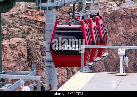 Aerial Gondola Ride in Royal Gorge, Colorado Stock Photo - Alamy