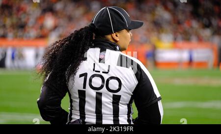 First Energy Stadium. 22nd Sep, 2022. Charissa Thompson during the ...