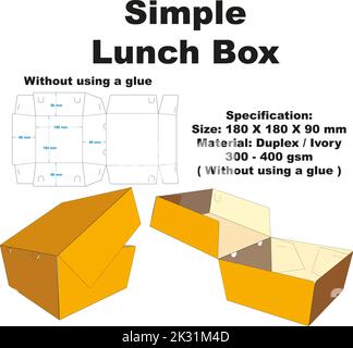 cool packaged lunch box. Besides its attractive shape, this box is also ...