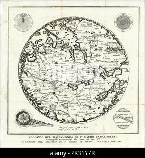 The Fra Mauro Map is a 15th-century world map created by the Venetian ...
