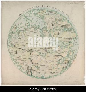 Fra Mauro map of the world 1459 Stock Photo - Alamy