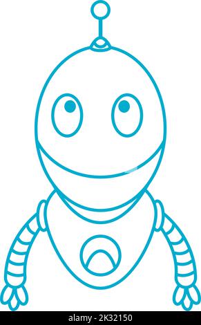 Chatbot symbol, logo template. Robot icon set. Bot sign design. Modern ...