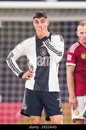 Leipzig, Germany. 23rd Sep, 2022. Soccer: Nations League A, Germany ...