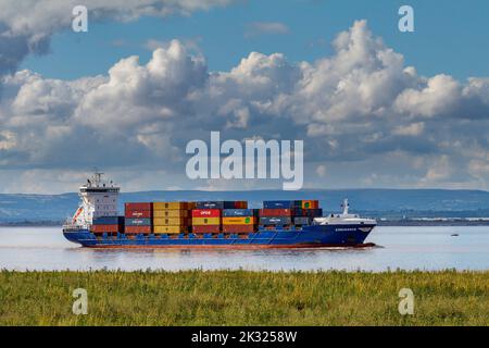 Coastal container ship Endurance Stock Photo - Alamy