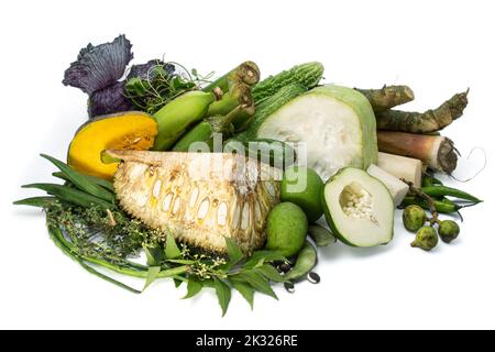 vegetables stack of Chaitra Sankranti. traditional mix vegetable known ...