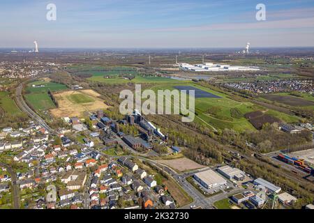 Aerial view, industrial monument coking plant Hansa, Huckarde, Dortmund ...