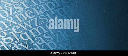 Hand lettering, modern calligraphy alphabet in black on a white paper ...