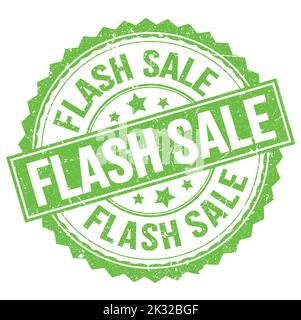 FLASH SALE, words written on orange grungy stamp sign Stock Photo - Alamy