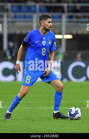 Milan, Italy, 23rd September 2022. Rafael Toloi of Italy during the ...