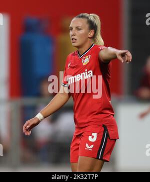 Leverkusen, Germany. 23rd Sep, 2022. Flyeralarm Women Bundesliga ...