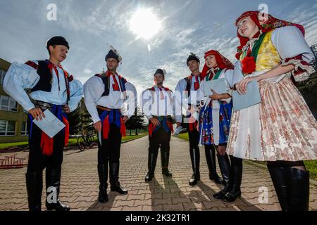 Kunovice, Czech Republic. 24th Sep, 2022. The municipal and Senate ...