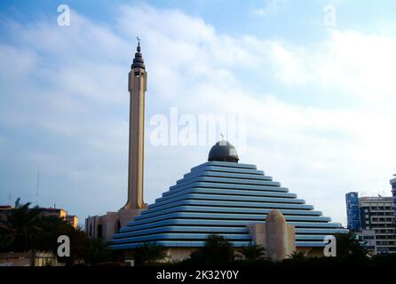Pyramid Mosque, Salmiya, Kuwait City, Kuwait, Middle East Stock Photo ...