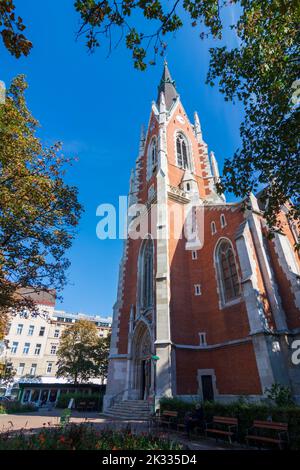 Wien, Vienna: church St. Elisabeth in 04. Wieden, Wien, Austria Stock ...