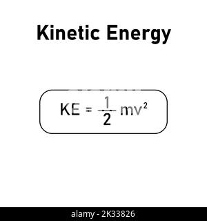 Potential, kinetic and mechanical energy vector illustration Stock ...