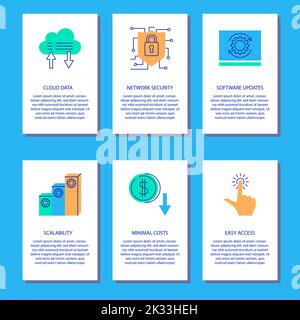 Software data processing, update and protection chalkboard icon set ...