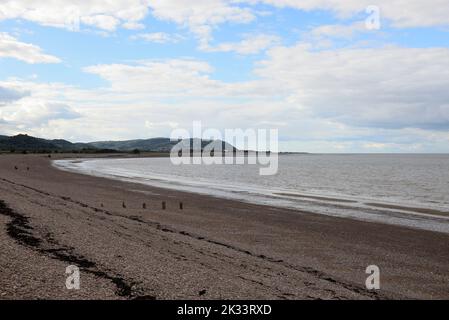 Rock Groyne Minehead Beach Somerset England UK Stock Photo - Alamy