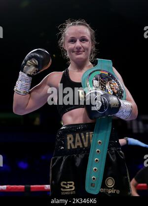 Raven Chapman celebrates victory against Jorgelina Guanini during their ...