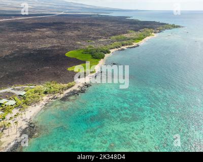 Air intake of the 'Anaeho'omalu Beach, Waikoloa, Anaehoomalu Bay, Big ...