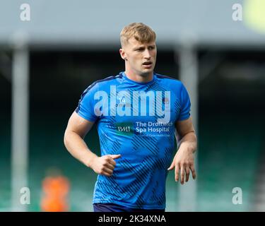 Alex Hearle of Worcester Warriors during the Gallagher Premiership ...