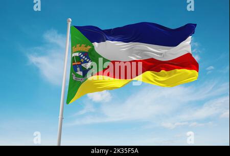 official flag of Aibonito, Puerto Rico untied states of America at ...