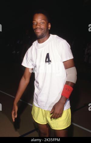 Kadeem Hardison at the Pro-Celebrity Charity Basketball Tournament on ...