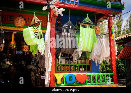 Colonial town of Raquira, Colombia is also known as the Land of Pottery ...