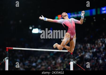 KICKINGER Selina of Austria (women's uneven parallel or asymmetric bars ...