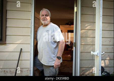 Athens, Georgia, USA. 23rd Sep, 2022. Steve Collier, shown here at his ...