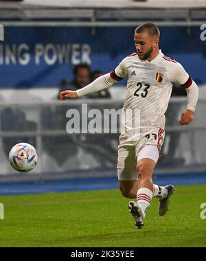 Nicolas Raskin (Belgium, 23) in a duel with Jens Hofer (Liechtenstein ...