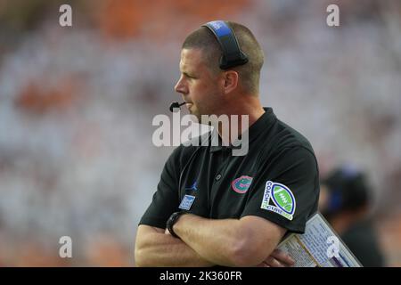 September 24, 2022: head coach Josh Heupel of the Tennessee Volunteers ...