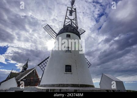 Lytham St Annes windmill on the seafront of the Lancshire resort Stock ...
