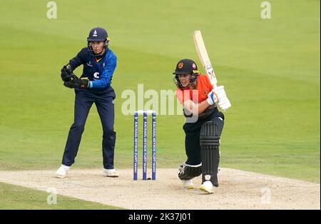 Southern Vipers' Maia Bouchier bats during the Rachael Heyhoe Flint ...