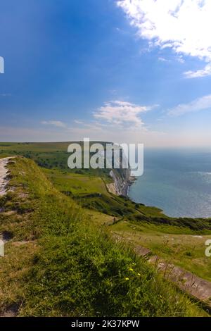 White cliffs of Dover landscape photo Stock Photo - Alamy