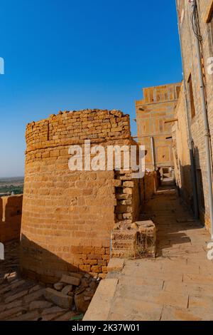 Rajasthan heritage building made of yellow limestone known as haveli in ...